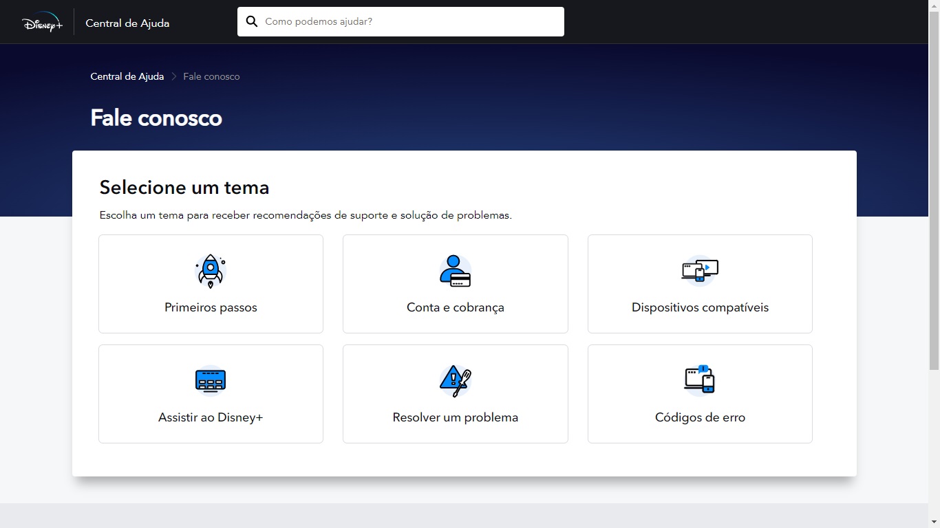 WhatsApp Disney+: SAC, Chat, E-mail, Canais de atendimento! - Agora Cupom